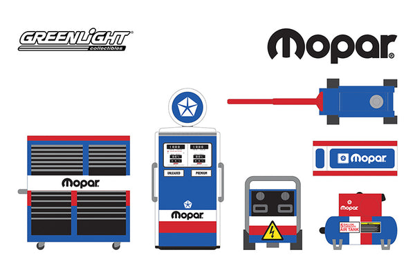 Ensemble de garage Shop Tool Accessories Greenlight 1/64 – Autos ...